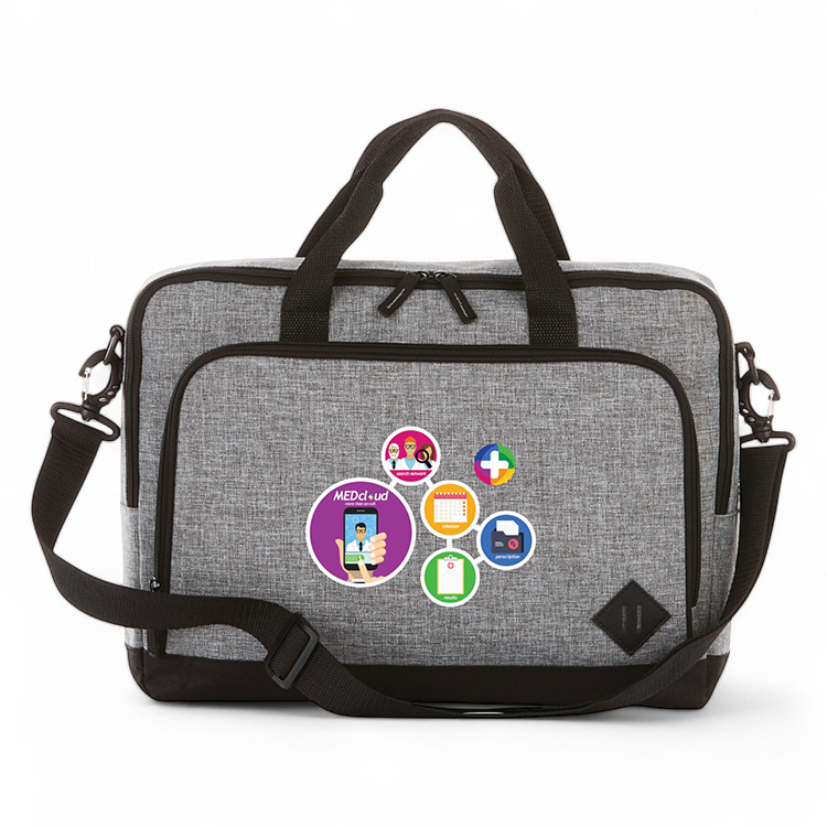 Graphite Laptop Briefcase - 15"