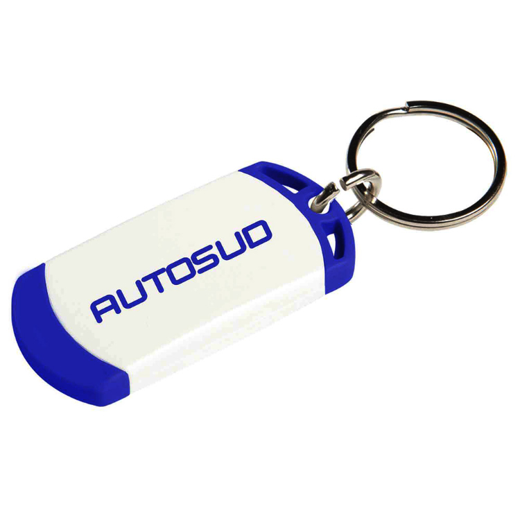 Two-Tone Design Keychain