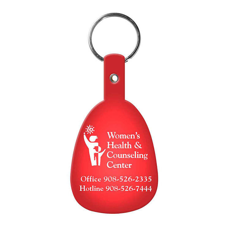 Translucent Flexible Tab Keychain