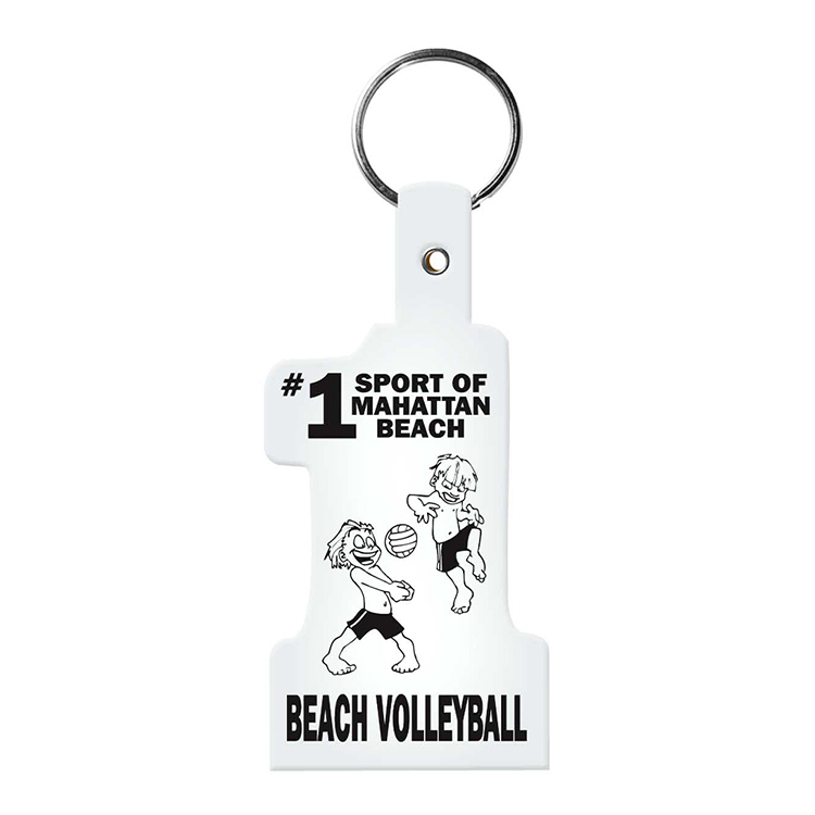 Translucent Flexible #1 Keychain