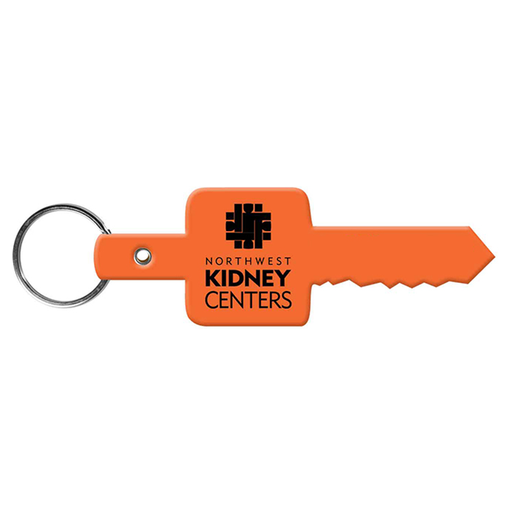 Flexible Key-Shaped Keychain