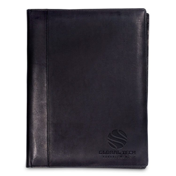 Leeman New York Large Sueded Full-Grain Leather Portfolio