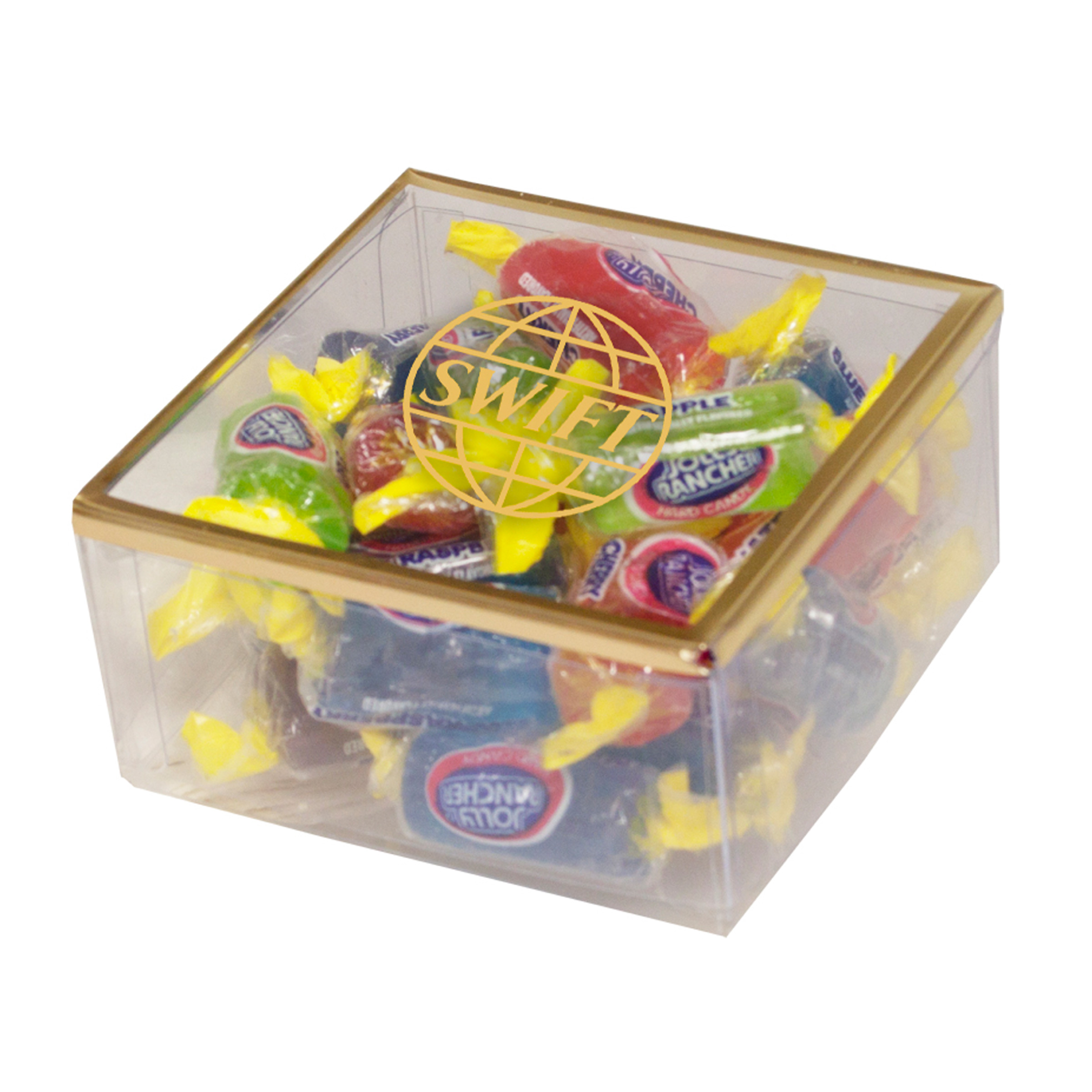 Jolly Ranchers in Gold Trim Box