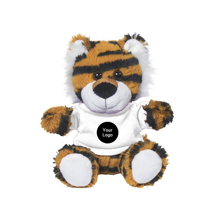 Cuddle Tiger in T-Shirt - 6"