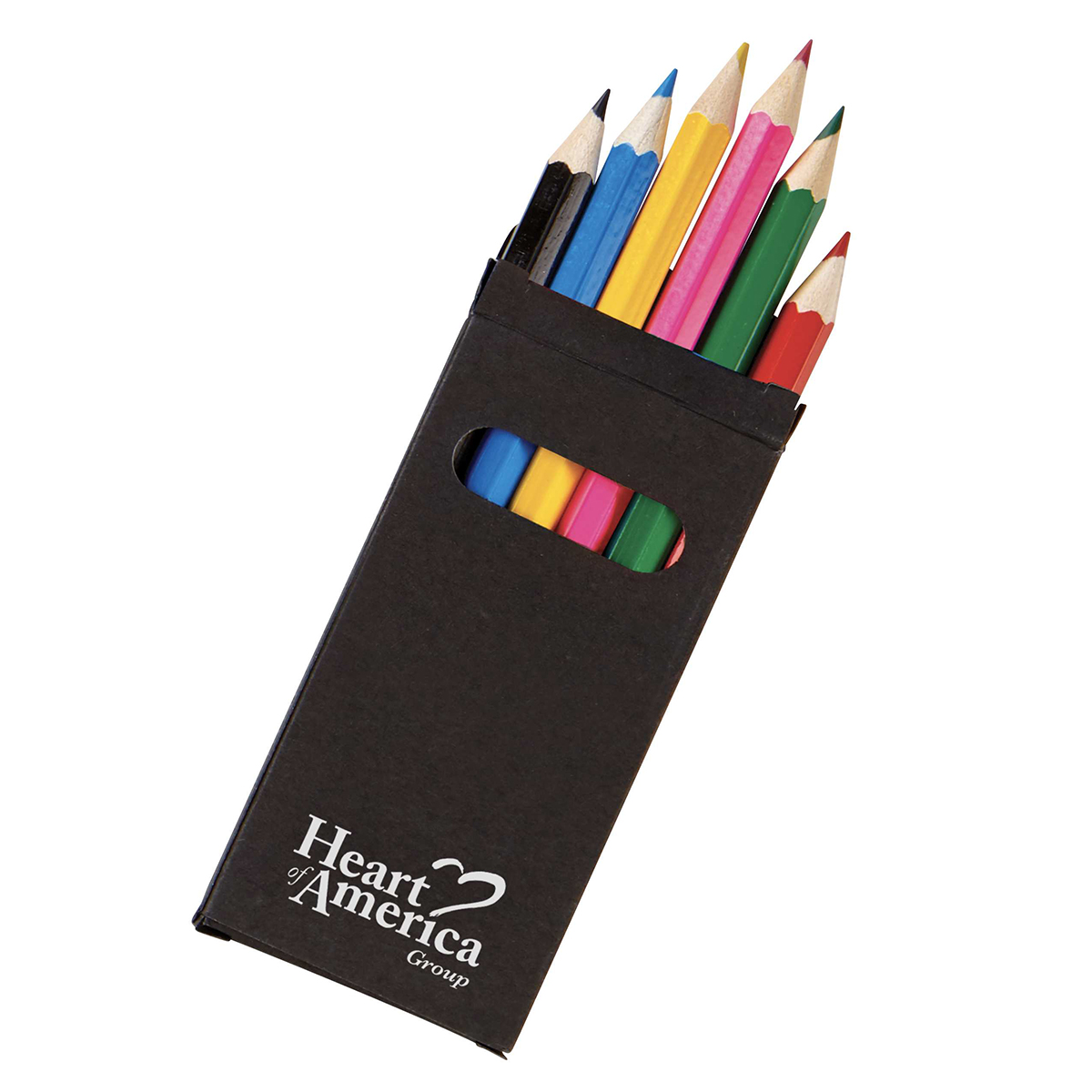 Mini Bright Wood Color Pencil Set - 6 ct.