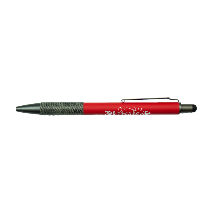 Rubberized Soft Touch Stylus Ballpoint Pen