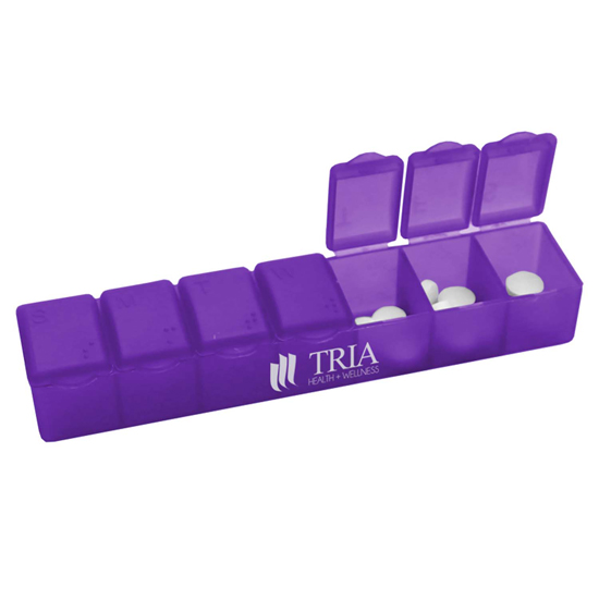 Translucent 7-Day Pill Case