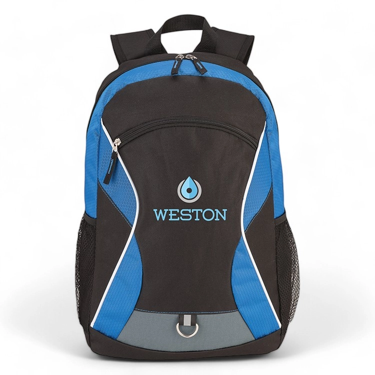 Two-Tone Curved Accent Ripstop Laptop Backpack - 15"