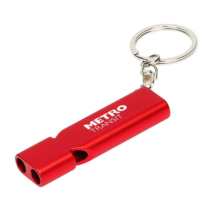 Quick-Alert Safety Whistle Keychain