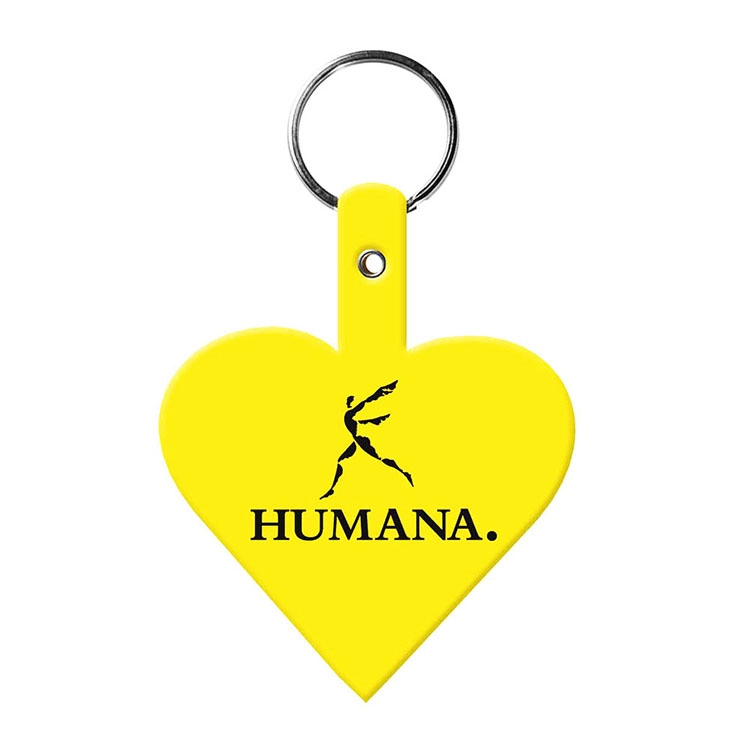 Flexible Heart Keychain