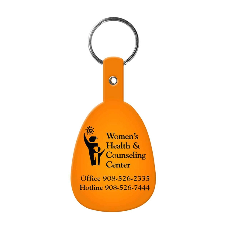 Translucent Flexible Tab Keychain