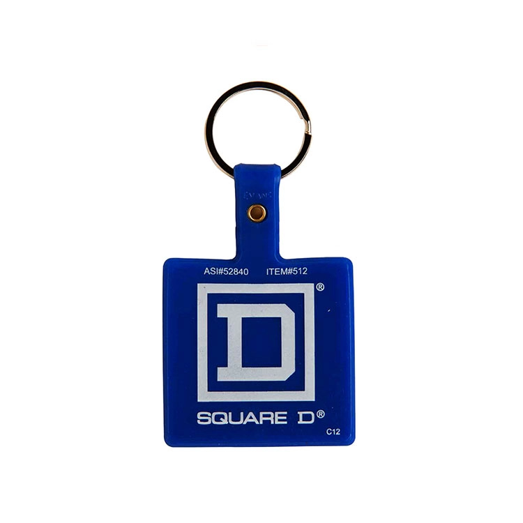 Flexible Square Keychain