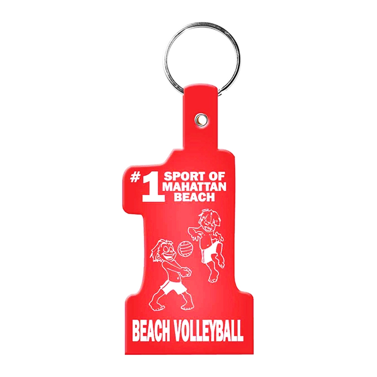 Translucent Flexible #1 Keychain