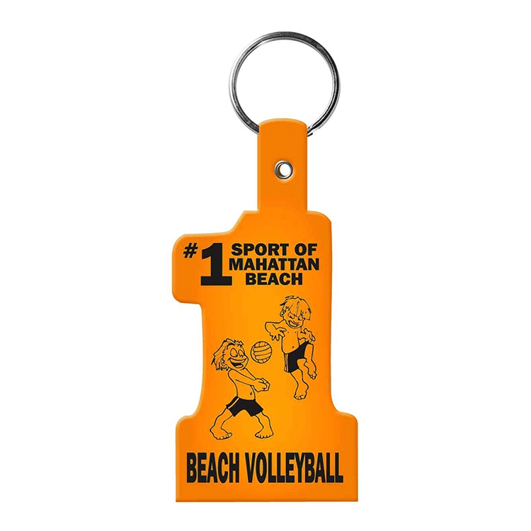 Translucent Flexible #1 Keychain