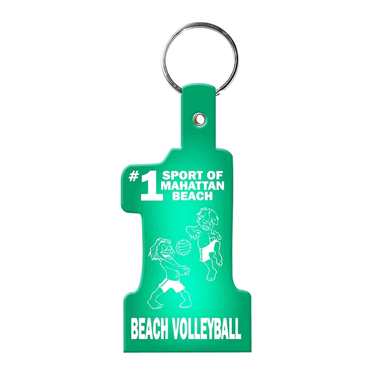 Translucent Flexible #1 Keychain