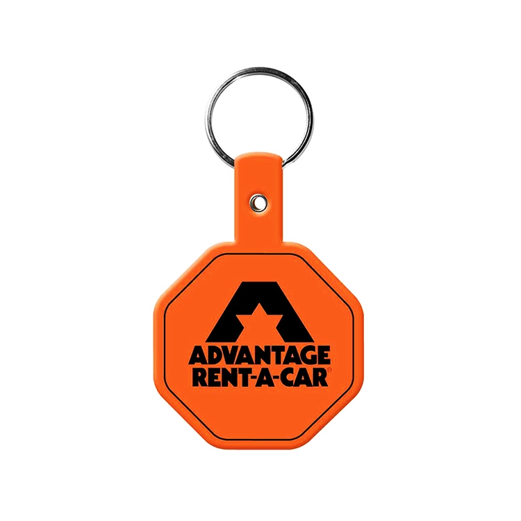 Flexible Stop Sign Keychain