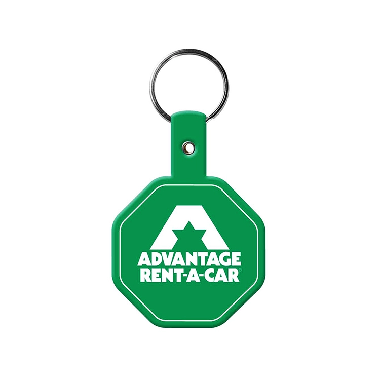 Flexible Stop Sign Keychain