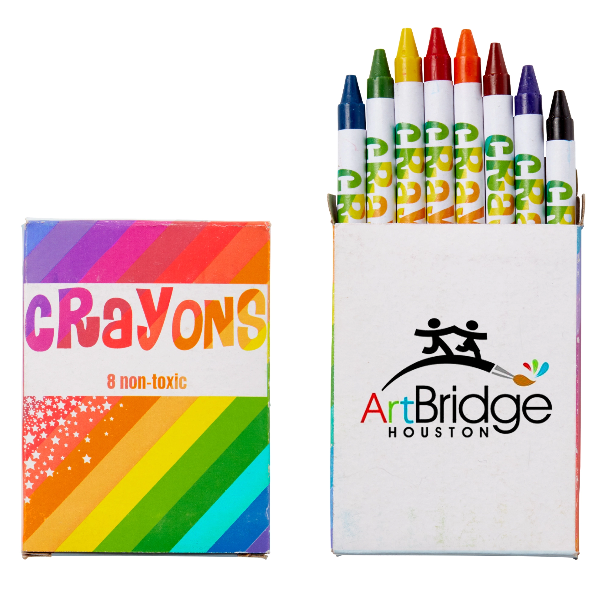 White Primary Colors Crayon Pack - 8 ct.