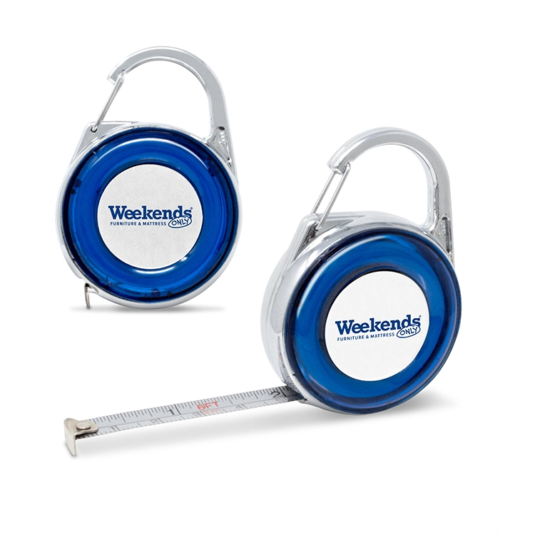 Clipper Carabiner Tape Measure - 6 ft.